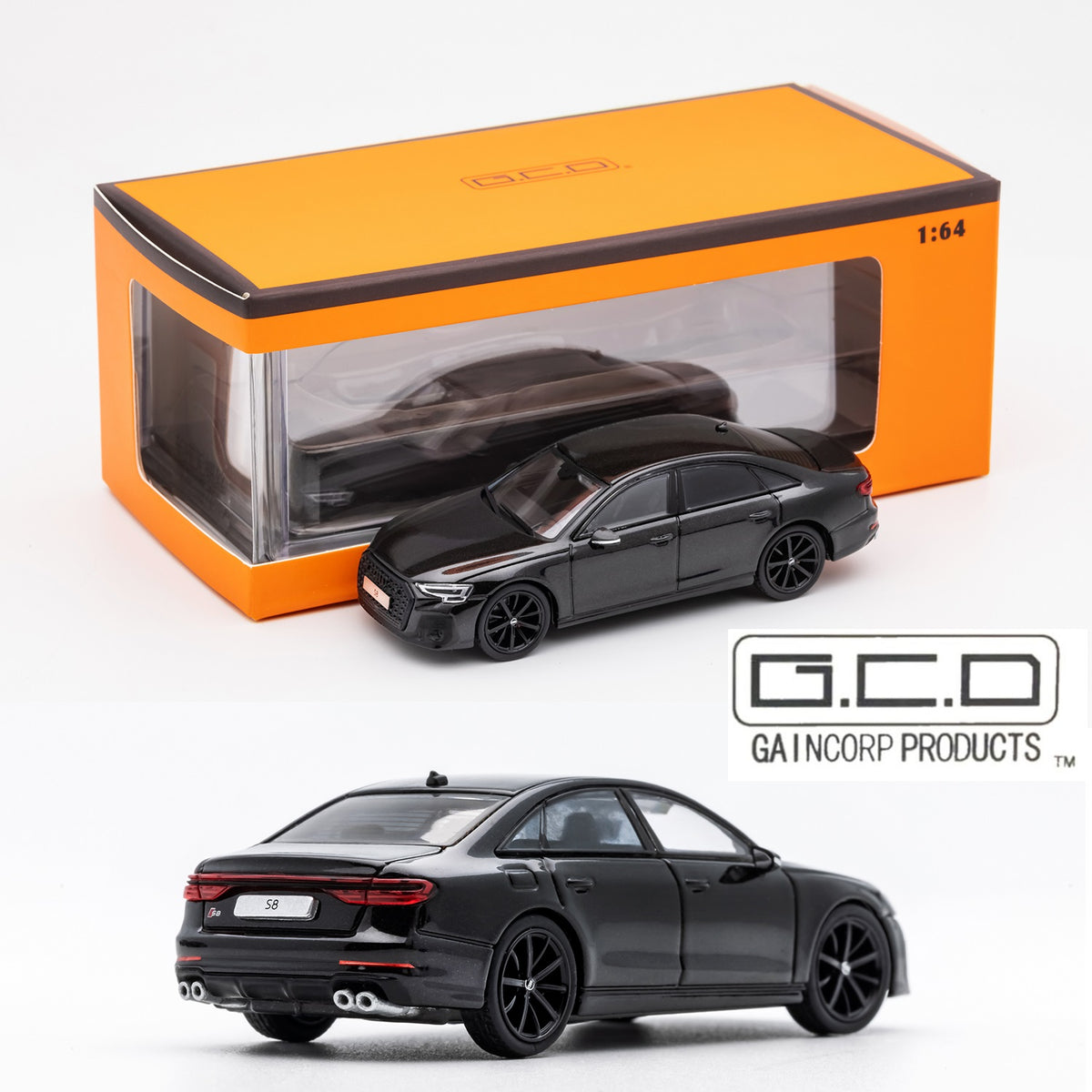 GCD 1/64 2021 Audi S8 (D5) BLACK KS-034-231 – Tokyo Station GCD 1/64 2021 Audi S8 (D5) BLACK KS-034-231 – Tokyo Station