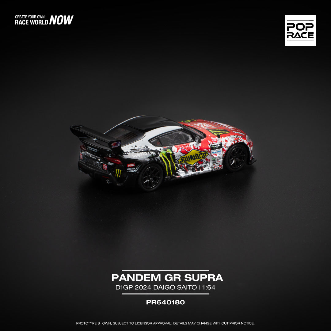 POPRACE 1/64 PANDEM GR SUPRA D1GP 2024 DAIGO SAITO PR640180 – Tokyo Station