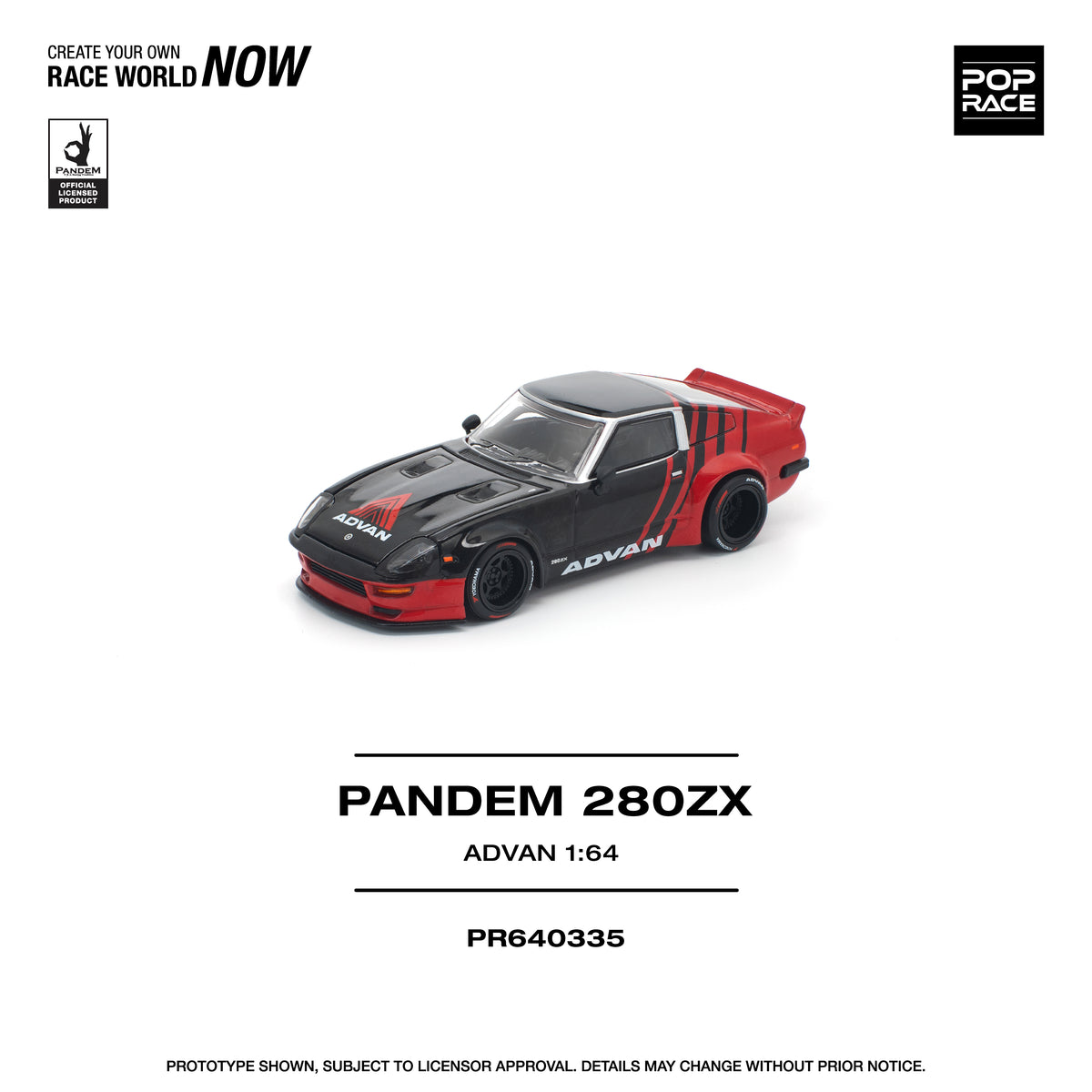 PREORDER POPRACE 1/64 PANDEM 280ZX ADVAN PR640335 (Approx. Release Dat – Tokyo Station