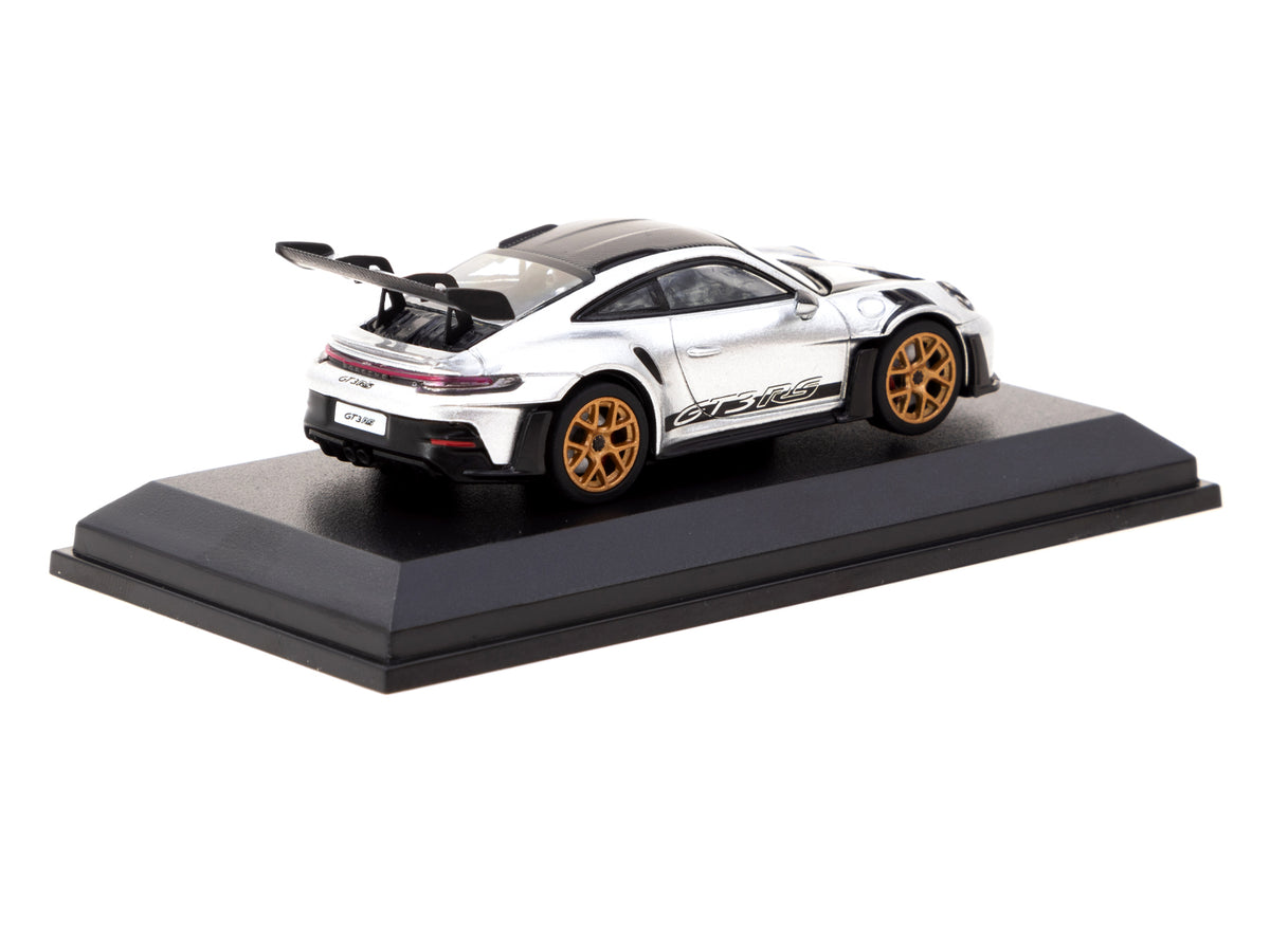 MINICHAMPS x Tarmac Works 1/64 Porsche 911 (992) GT3 RS GT Silver Meta – Tokyo Station