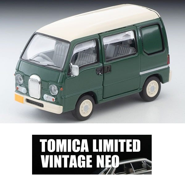 TOMYTEC TLVN 1/64 Subaru Sambar Dias Classic (green/cream) 1996 LV-N24 – Tokyo Station