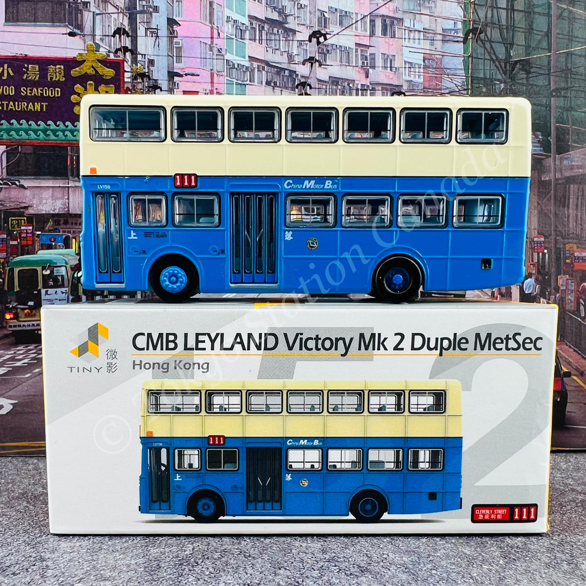 TINY 微影 152 CMB Leyland Victory Mk2 - Duple MetSec (111) ATC65437-W – Tokyo Station