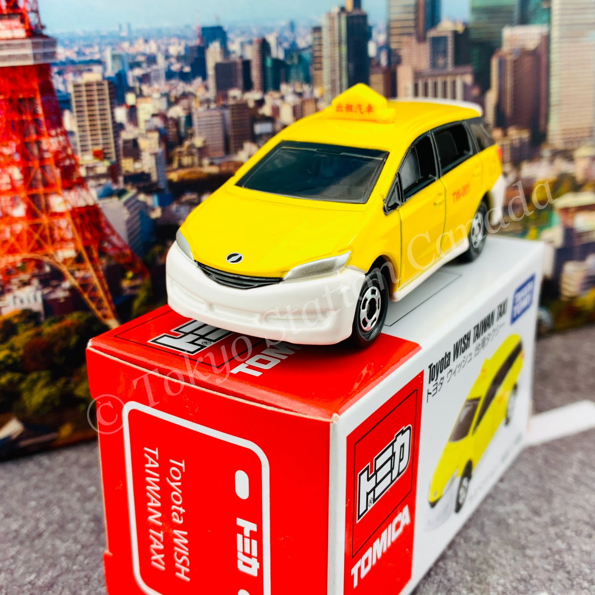 TOMICA Toyota Wish Taiwan Taxi – Tokyo Station