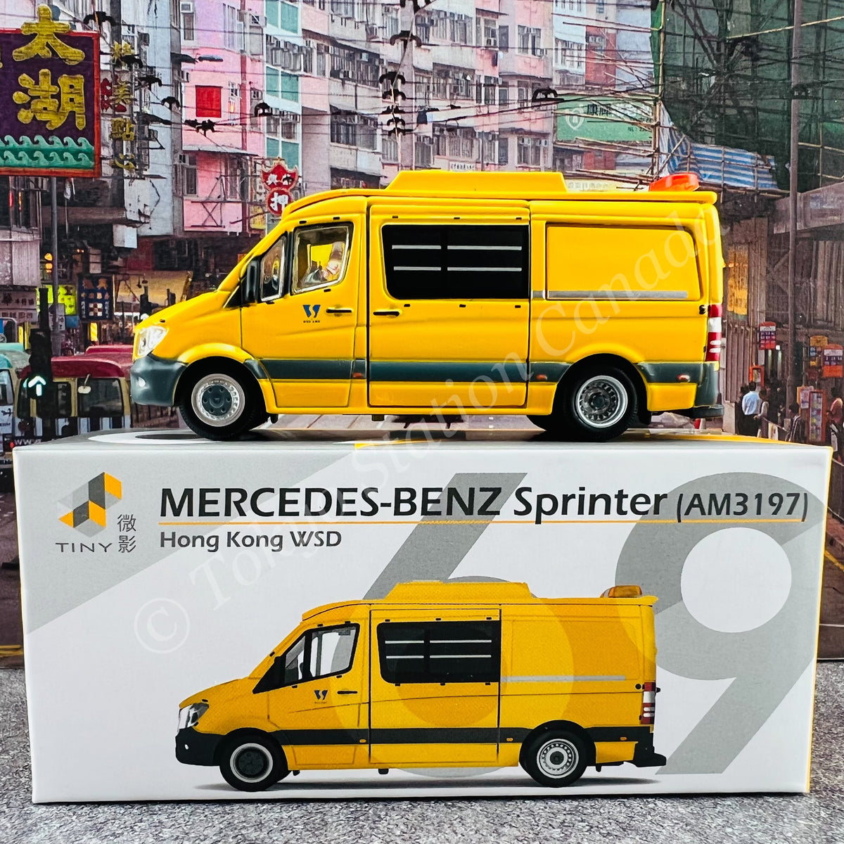 TINY 微影 69 Mercedes-Benz Sprinter FL WSD 水務署 (AM3197) ATC65163 – Tokyo Station