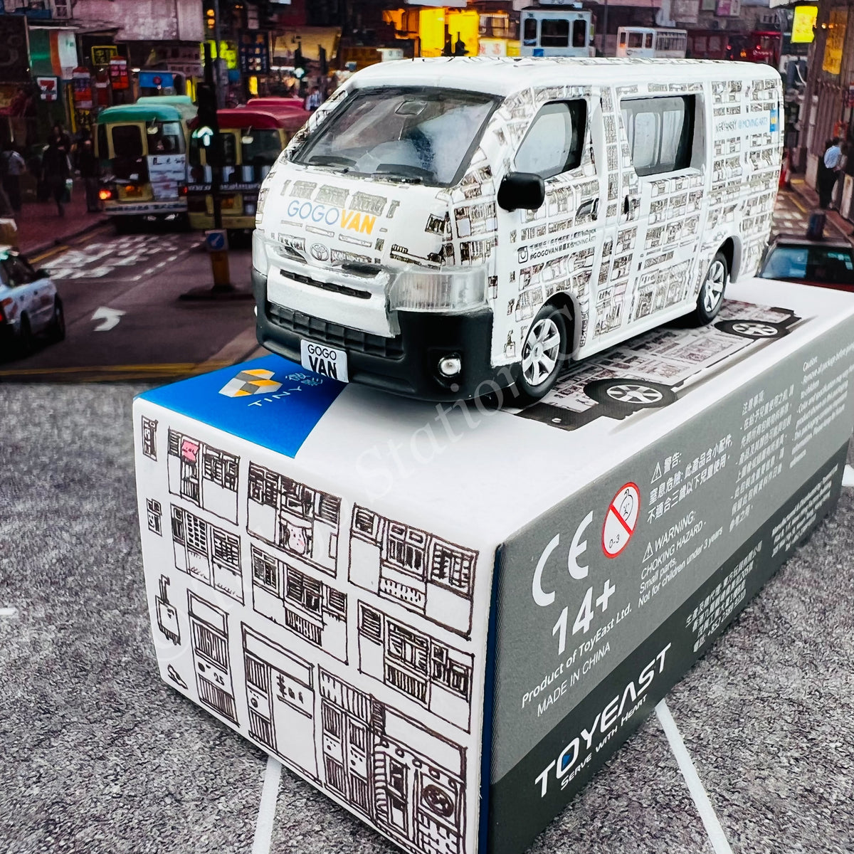 TINY 微影 Toyota Hiace GOGOVAN Angryangry ATC64609 – Tokyo Station