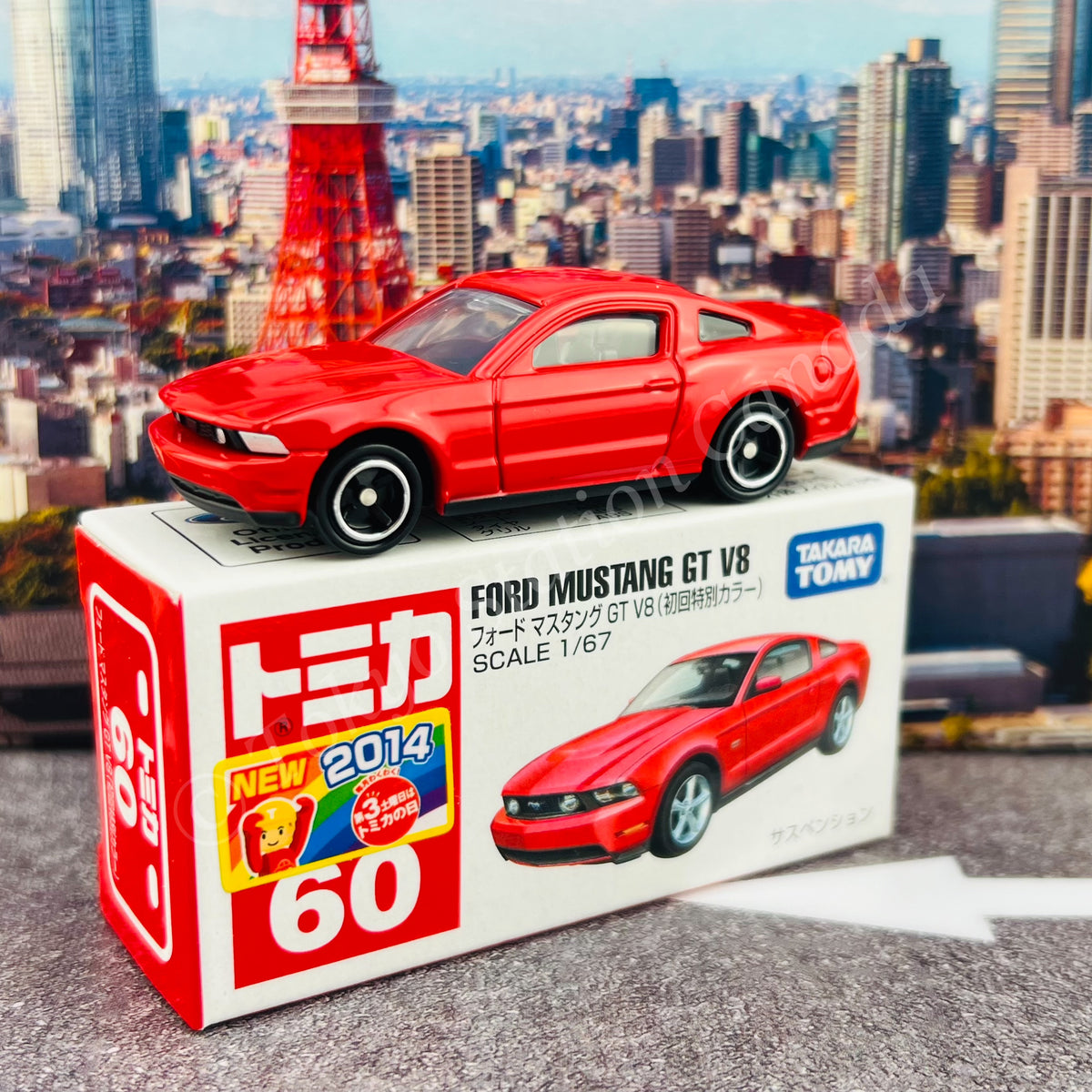 TOMICA 60 FORD MUSTANG GT V8 First Edition 4904810472353 – Tokyo Station
