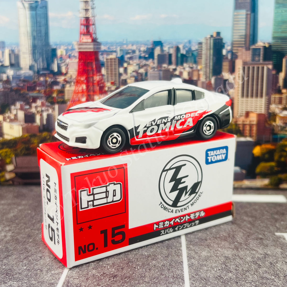 Tomica Event Model No.15 Subaru Impreza – Tokyo Station