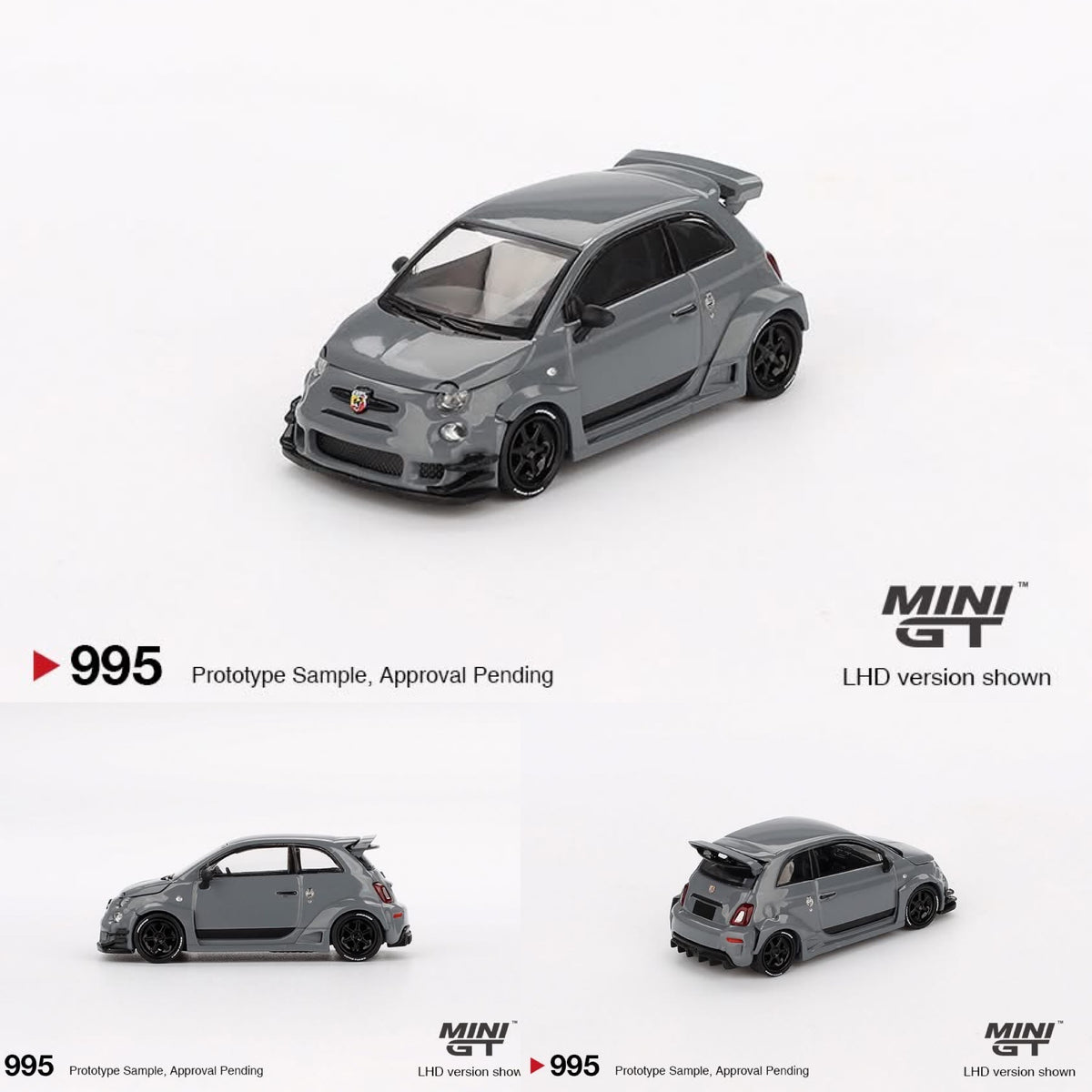 PREORDER MINI GT 1/64 Abarth 595 LB-WORKS x Abas Works – Grey MGT00995 ...