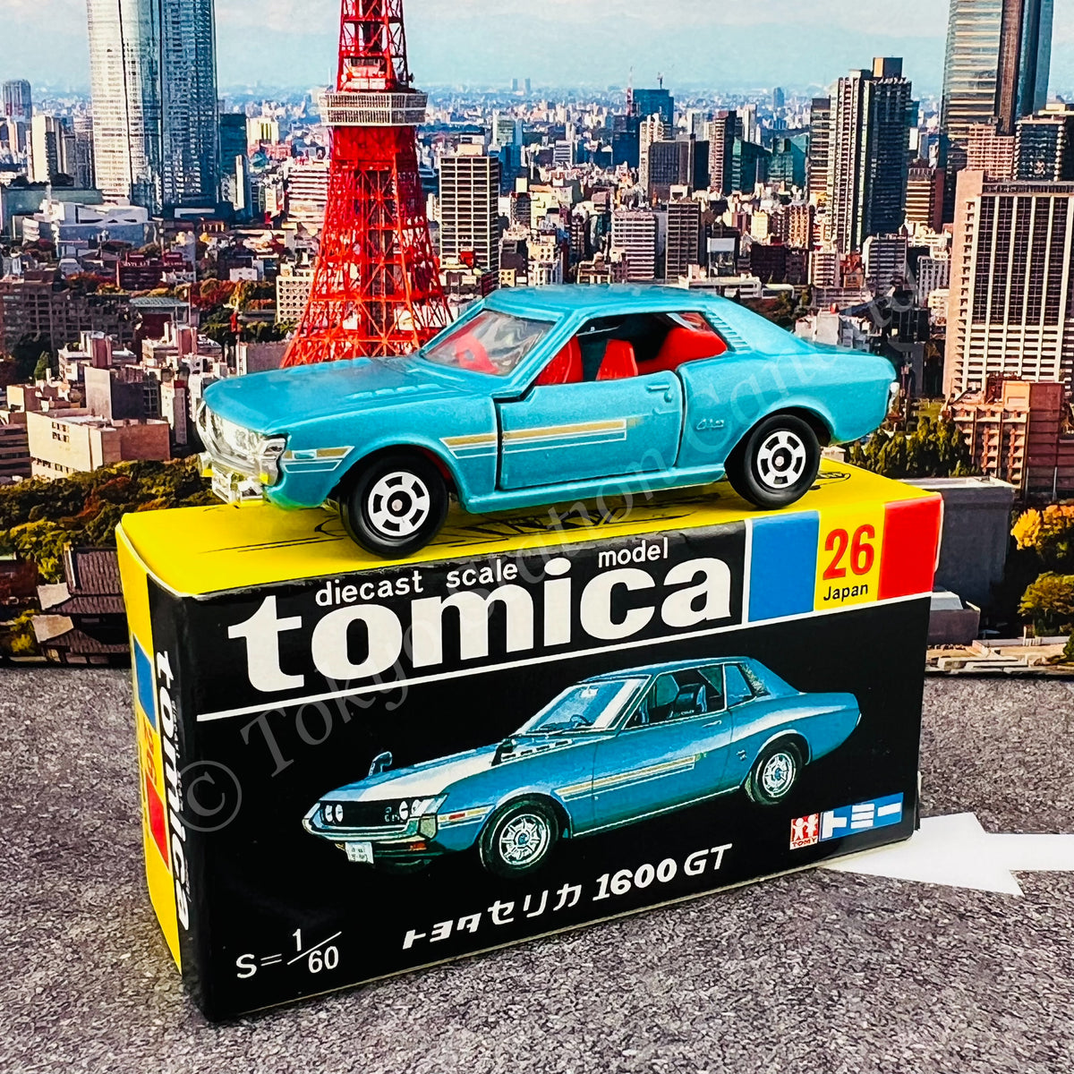 TOMICA 26 Toyota Celica 1600GT (4904810530626) – Tokyo Station