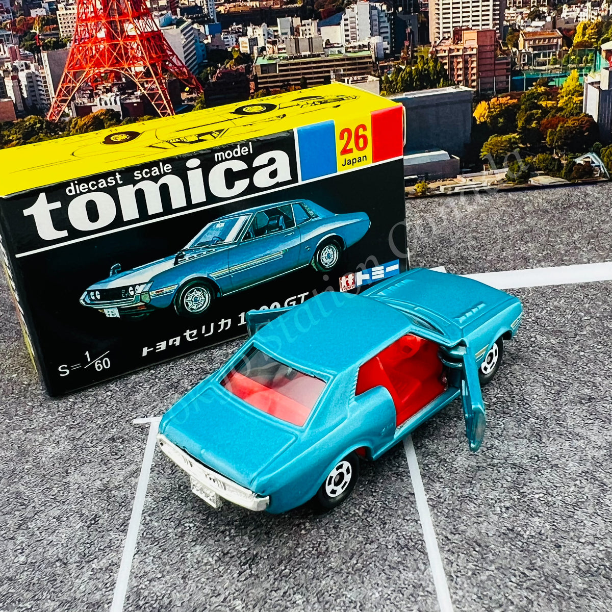 TOMICA 26 Toyota Celica 1600GT (4904810530626) – Tokyo Station