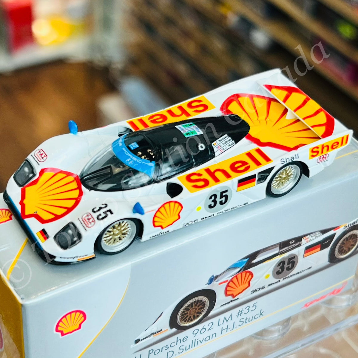 TINY x SPARKY 1/64 Porsche 962 LM 3rd Le Mans T.Boutsen D.Sullivan H-J – Tokyo Station