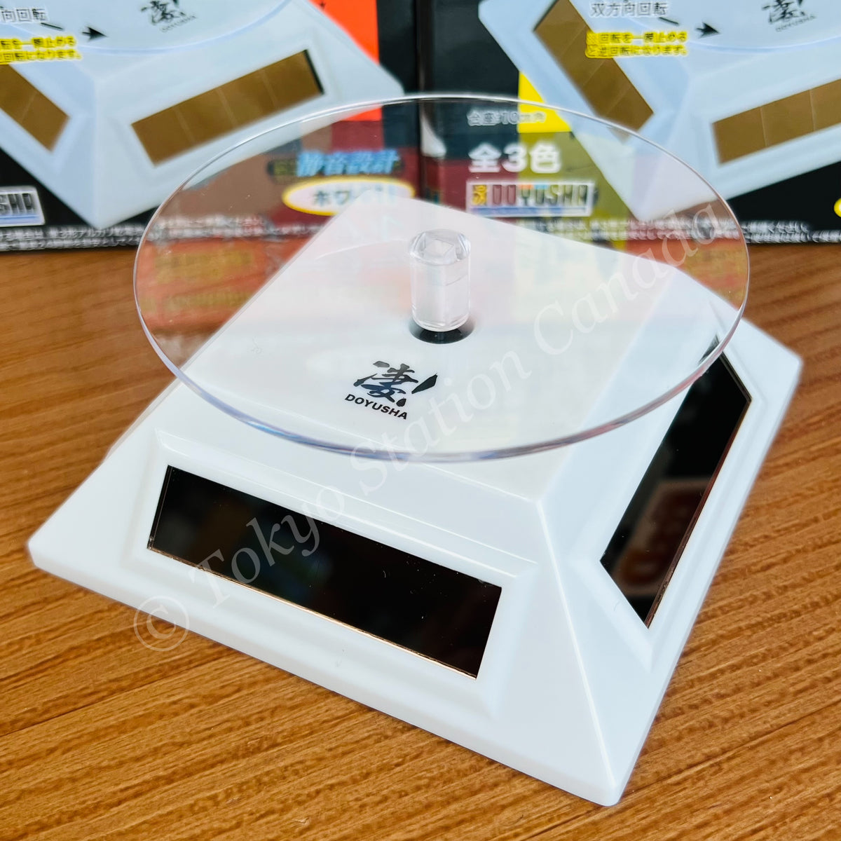 DOYUSHA The Solar Powered Turntable - White SG-SLTT-1WT – Tokyo Station