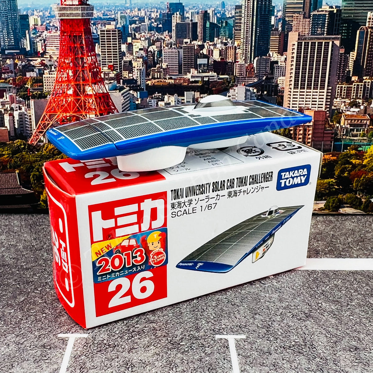 TOMICA 26 Tokai University Solar Car Tokai Challenger 4904810466451 ...