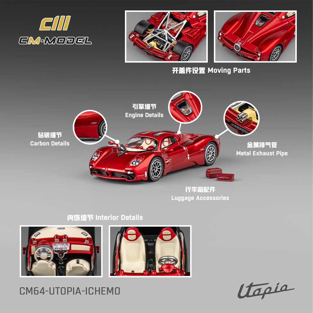 CM MODEL 1/64 Pagani Utopia customized version CM64-Utopia-ICHEMO ...