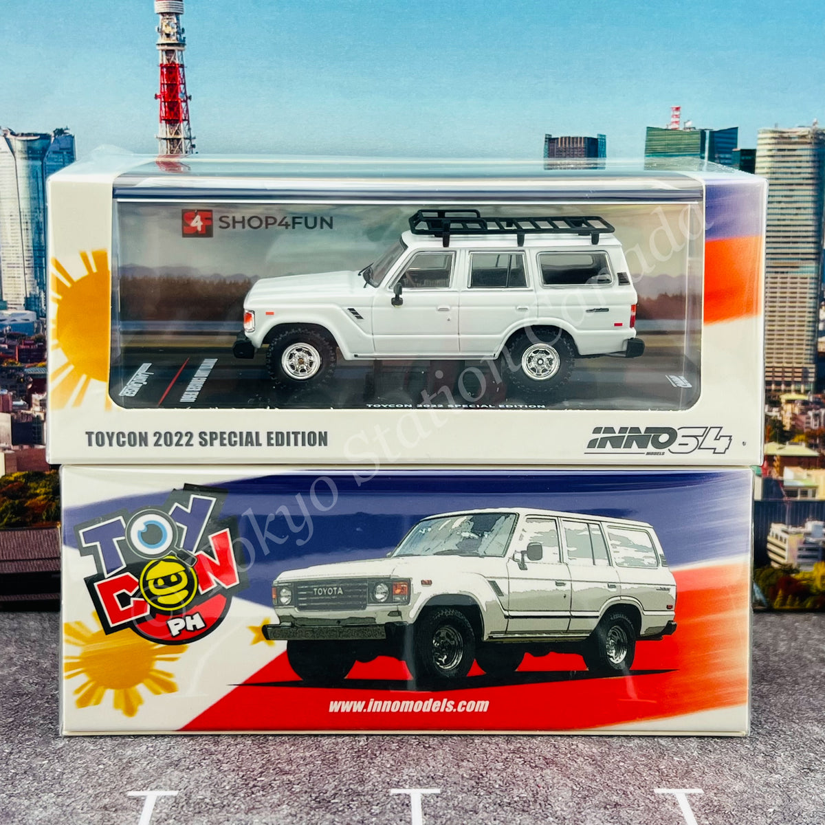 INNO64 1/64 Toyota Land Cruiser (FJ60) TOYCON 2022 Special Edition IN6 ...
