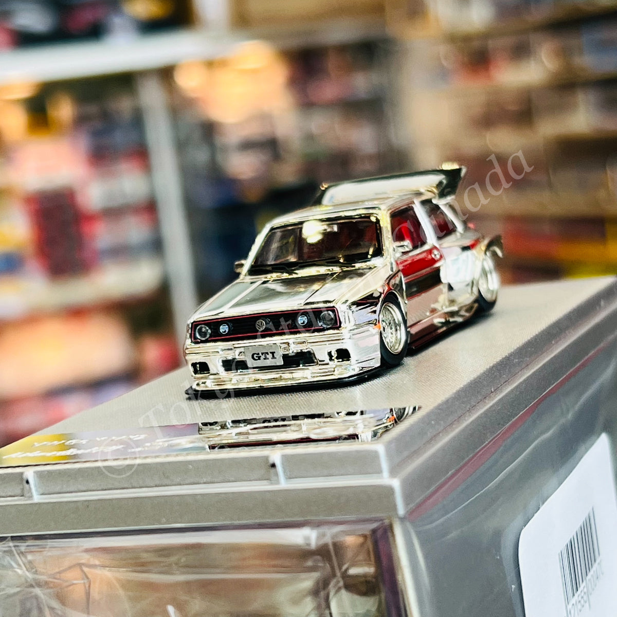 Liberty64 1/64 VW MK2 K.S Wide Body Lowride modified version Chrome Si ...