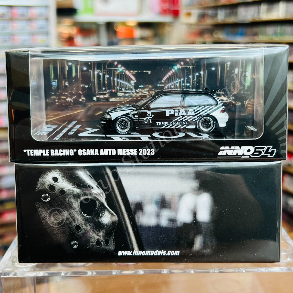 INNO64 1/64 HONDA CIVIC EF9 "TEMPLE RACING" Osaka Auto Messe 2023 IN64 ...
