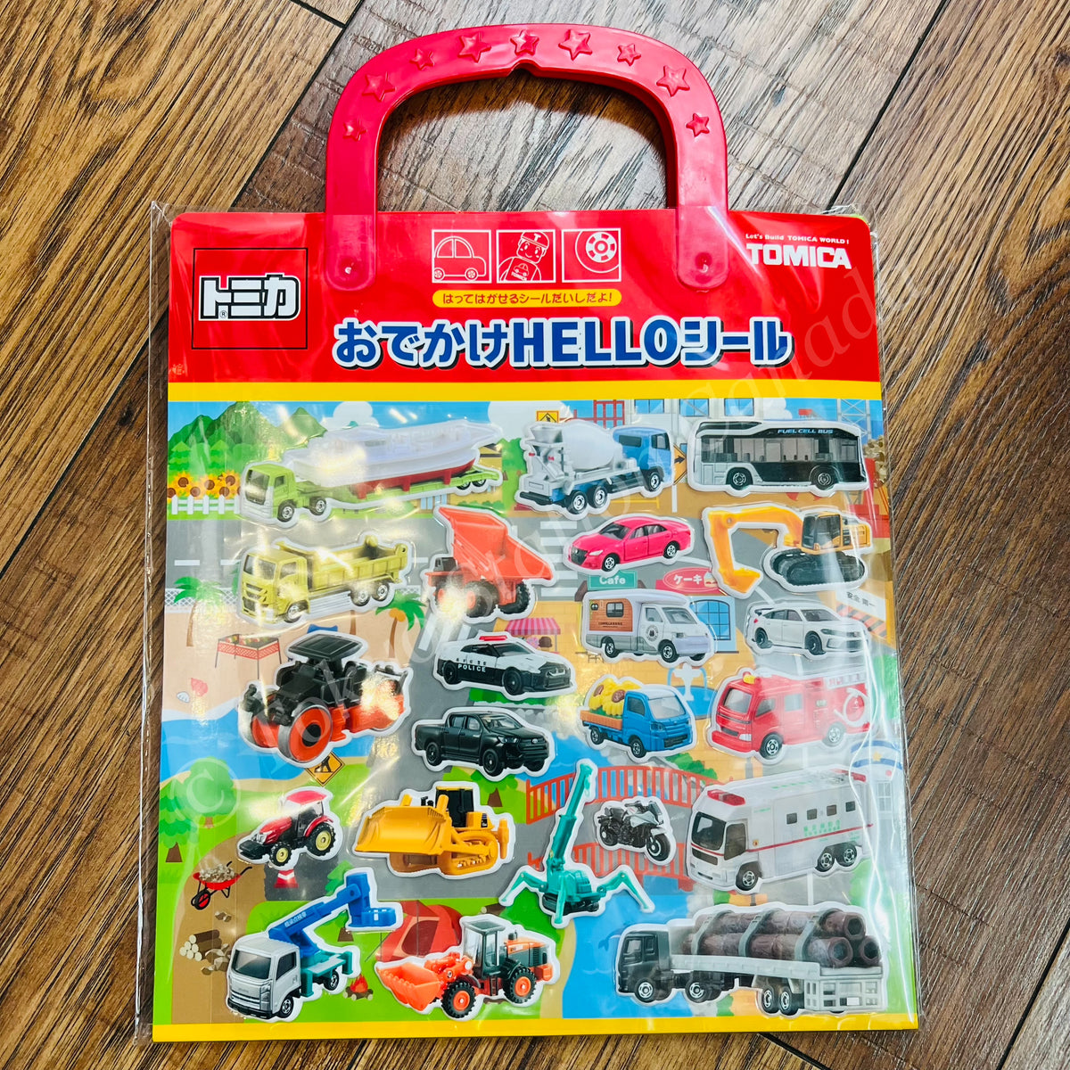 Tomica Hello Stickers Set with paper map 4550433040587 – Tokyo Station