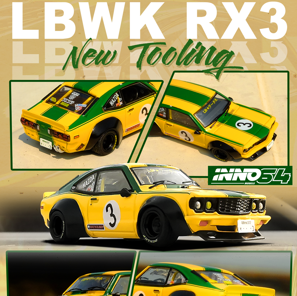 INNO64 1/64 LBWK MAZDA RX3 SAVANNA IN64-LBWKRX3-01 – Tokyo Station
