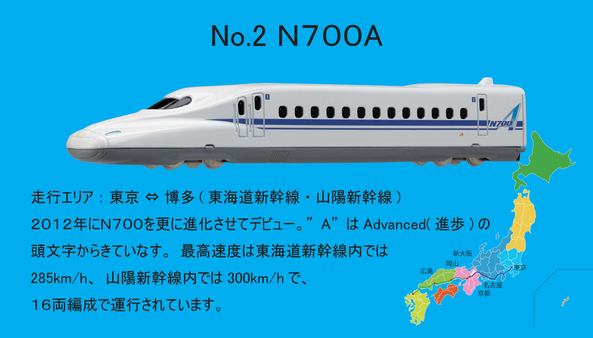 TRANE N Scale Train No. 2 N700-Advanced – Tokyo Station