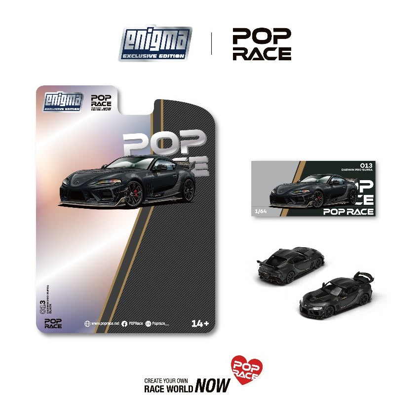 PREORDER POPRACE 1/64 DARWIN PRO 66G NWB SUPRA (A90) - MIDNIGHT BLACK ...