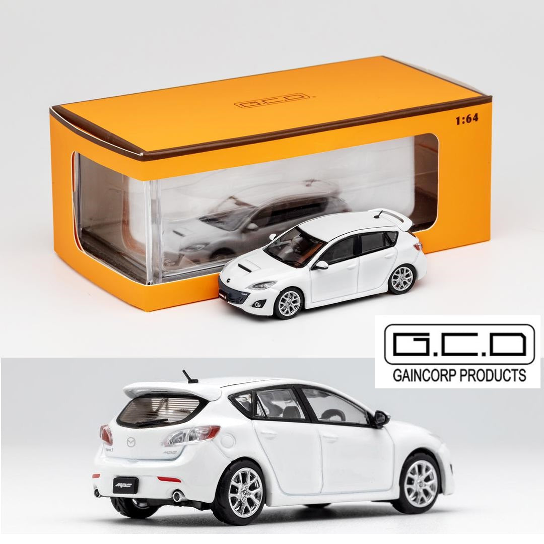 GCD 1/64 Mazda3 MPS - White RHD KS-043-249 – Tokyo Station