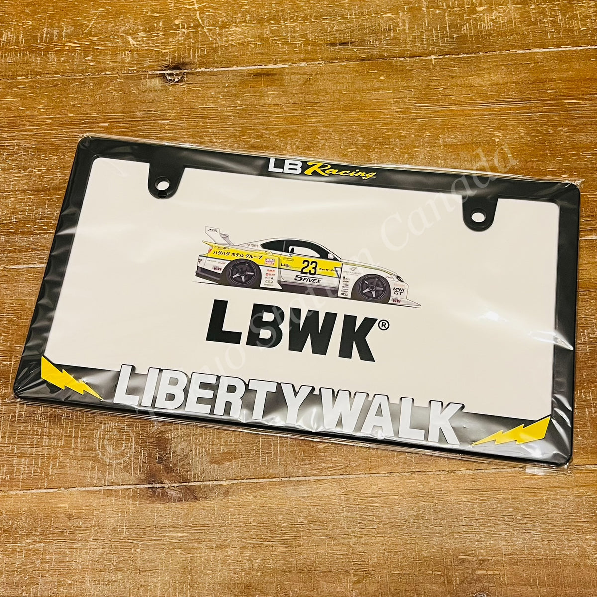 LIBERTY WALK JAPAN LIBERTY WALK LB-Racing License Plate Frame NF8-BK ...