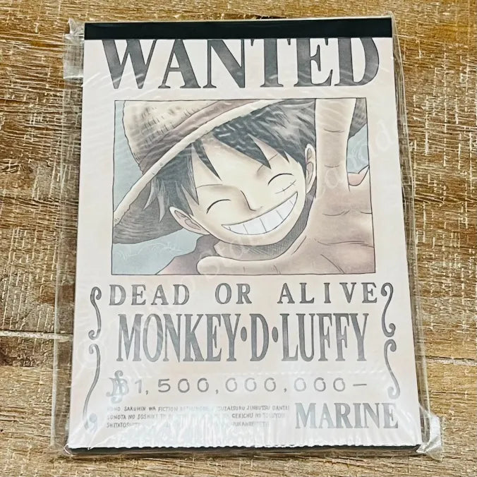 One Piece Monkey D Luffy Cover Notebook – Tokyo Station