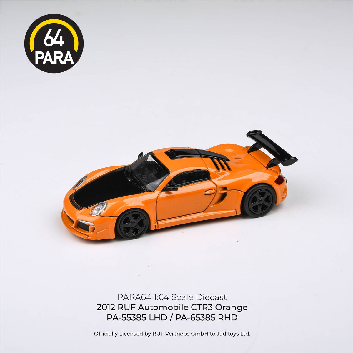 PARA64 1/64 2012 RUF CTR3 Clubsport Orange LHD PA-55385 – Tokyo Station