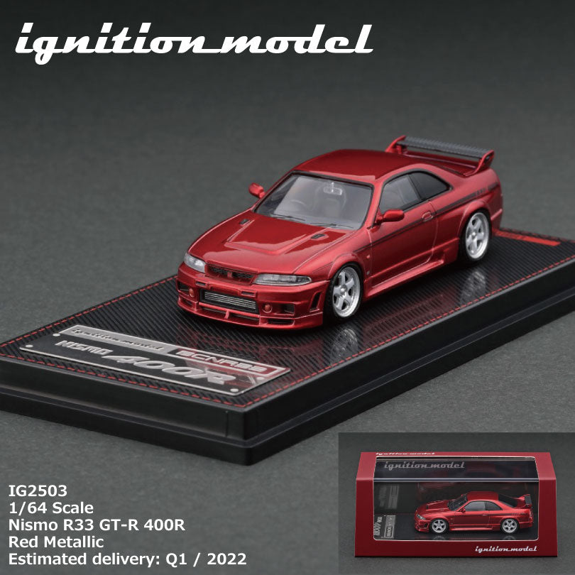 Ignition Model 1/64 Nismo R33 GT-R 400R Red Metallic IG2503 – Tokyo Station