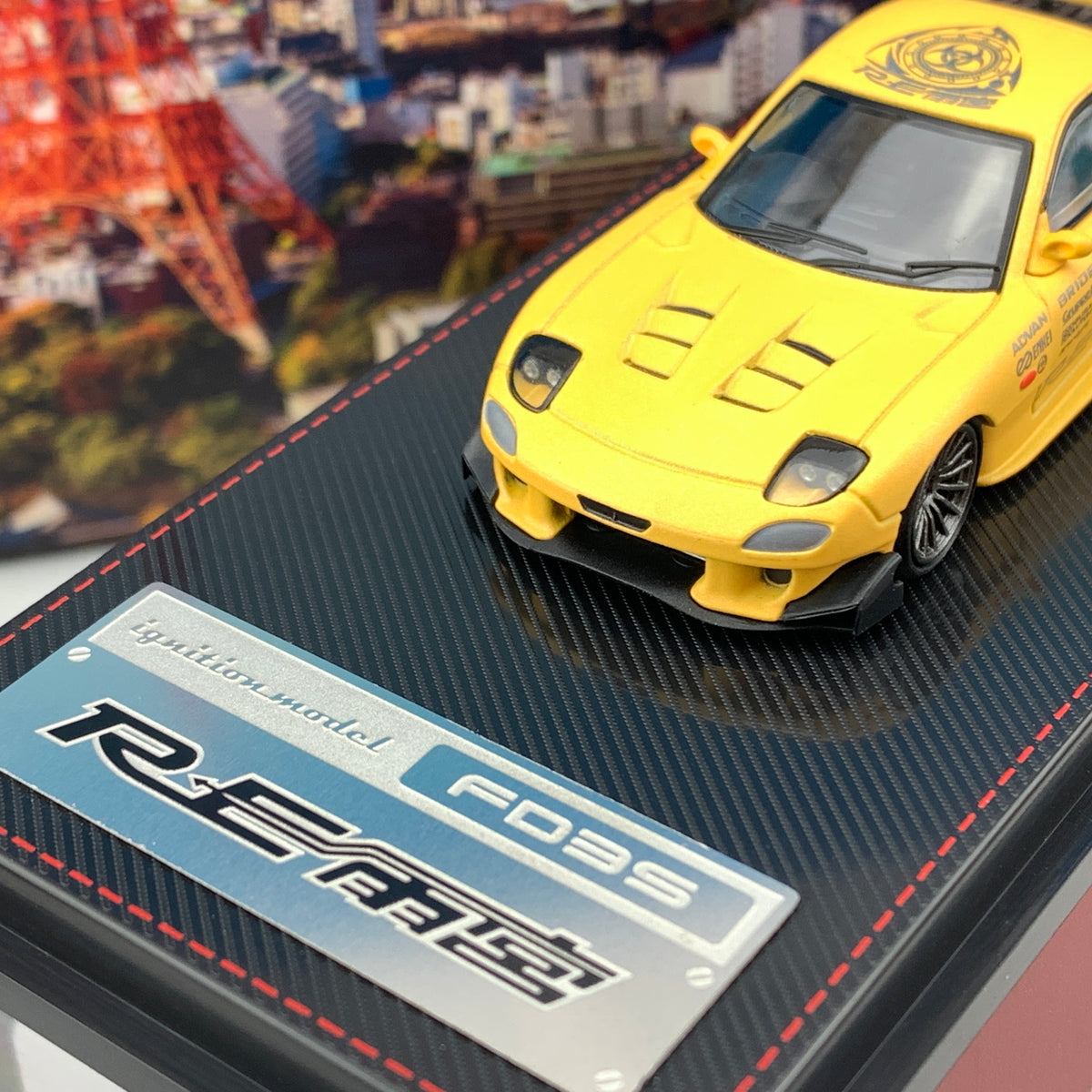 Ignition Model 1/64 Mazda RX7 FD3S RE Amemiya Matte Yellow IG2062 ...