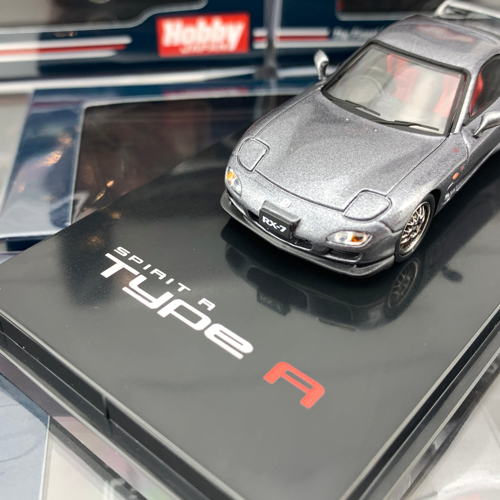 HOBBY JAPAN 1/64 Mazda RX7 FD3S Spirit R Type A Titanium Gray HJ641007 ...
