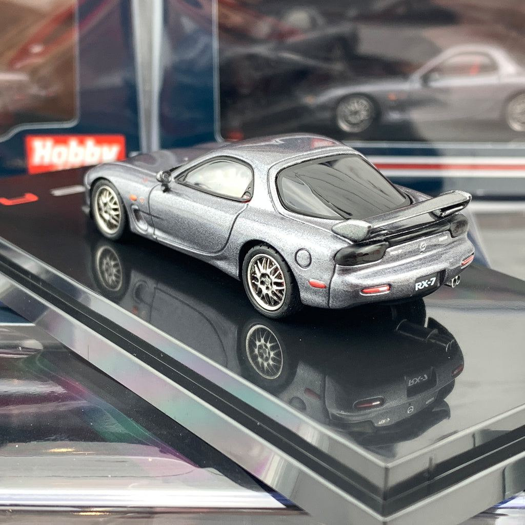 HOBBY JAPAN 1/64 Mazda RX7 FD3S Spirit R Type A Titanium Gray HJ641007 ...
