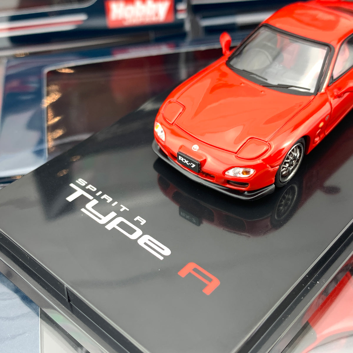 HOBBY JAPAN 1/64 Mazda RX7 FD3S Spirit R Type A Vintage Red HJ641007AR ...