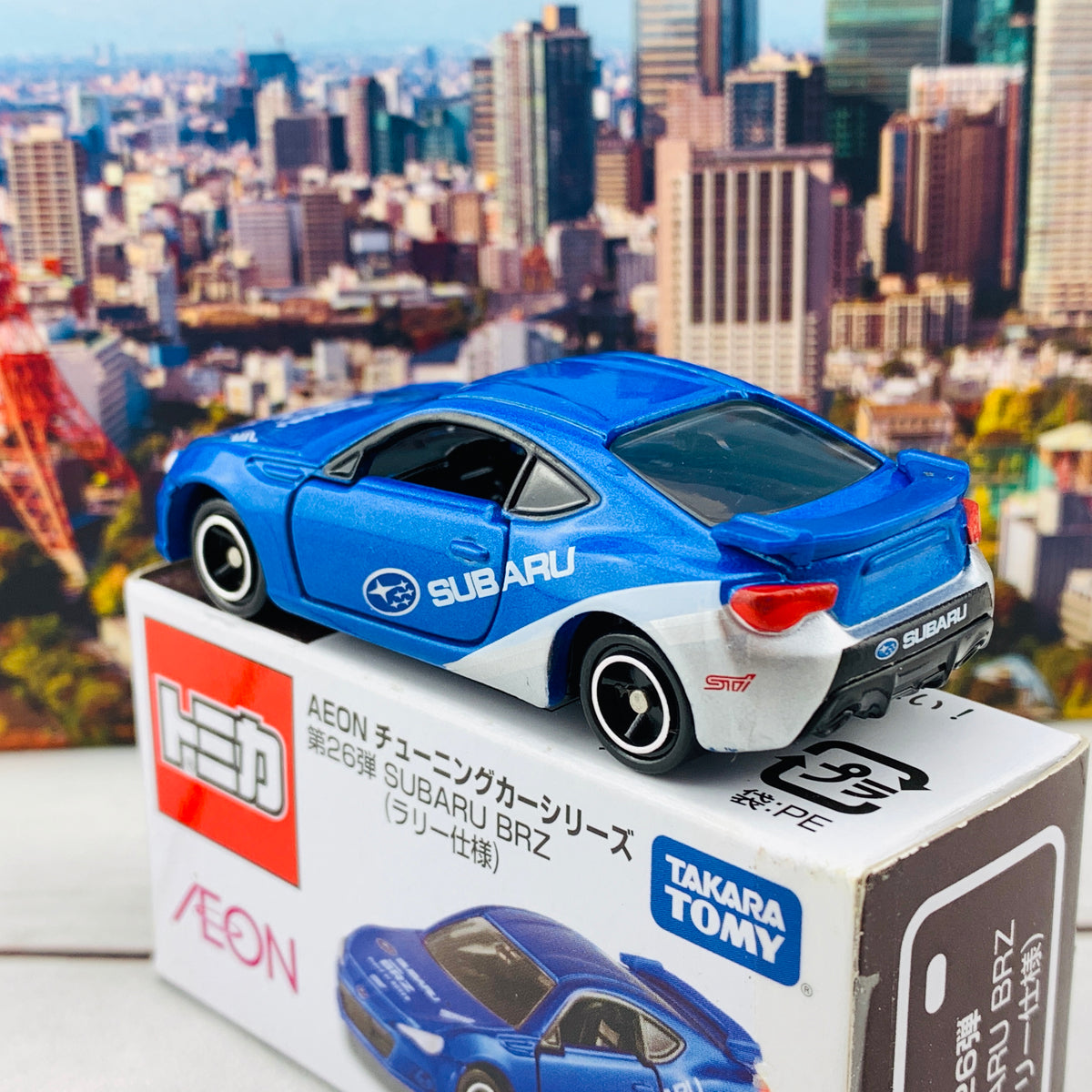 Tomica AEON Subaru BRZ Rally Edition – Tokyo Station