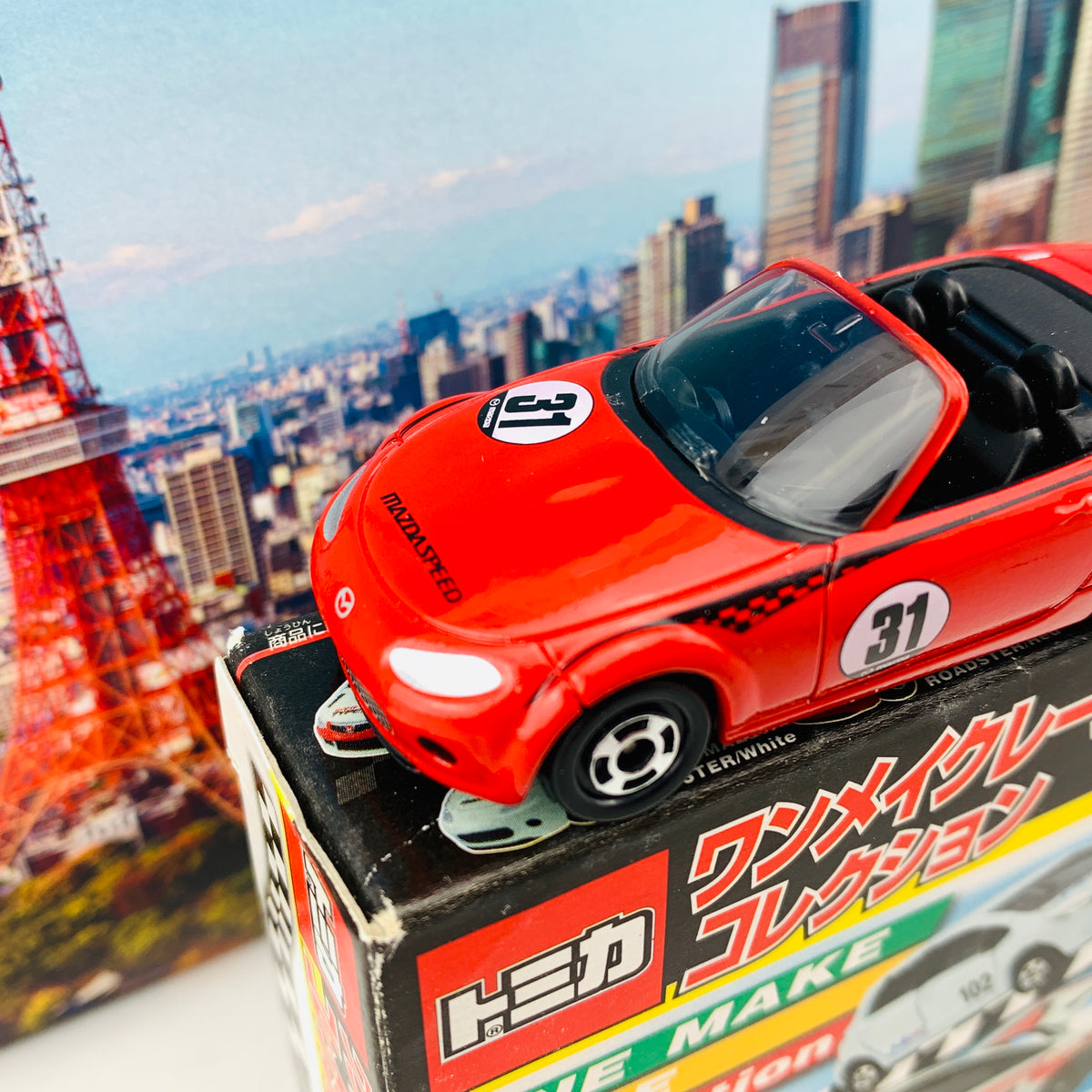 Tomica ONE MAKE RACE Collection Mazda Roadster #31 RED – Tokyo Station