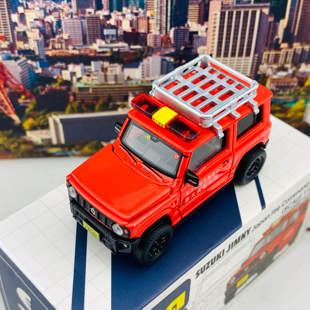 ERA CAR 13 Suzuki Jimny Japan Fire Command Car (1/64) SU19JSRN13 ...
