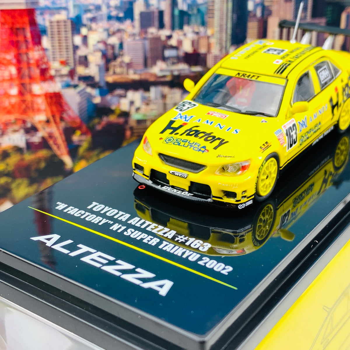 INNO64 1/64 TOYOTA ALTEZZA RS200 #163 "H FACTORY" N1 Super Taikyu 2002 ...