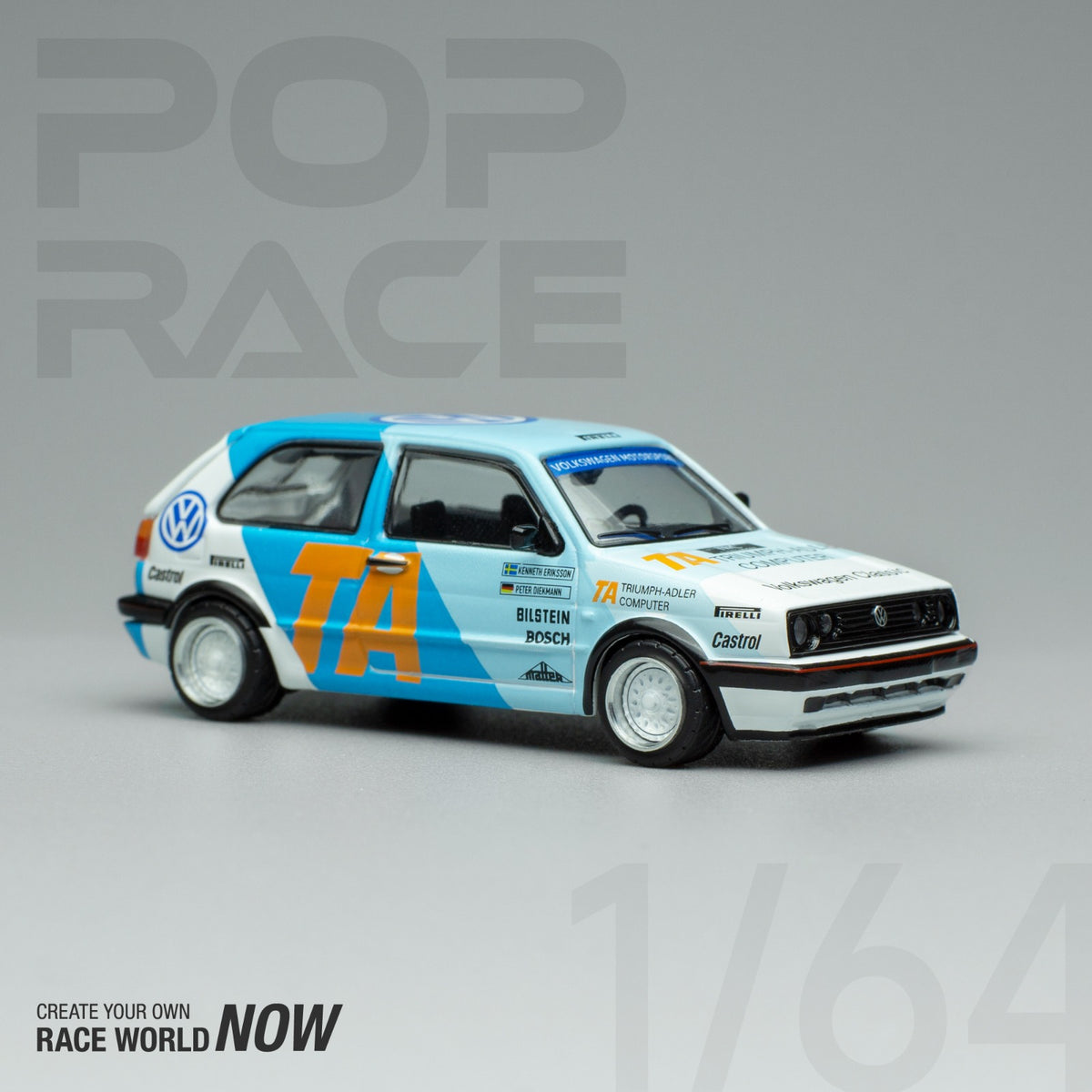 POPRACE 1/64 Volkswagen Golf GTI MK2 WRC 1986 PR64-GFM2-VWM – Tokyo Station