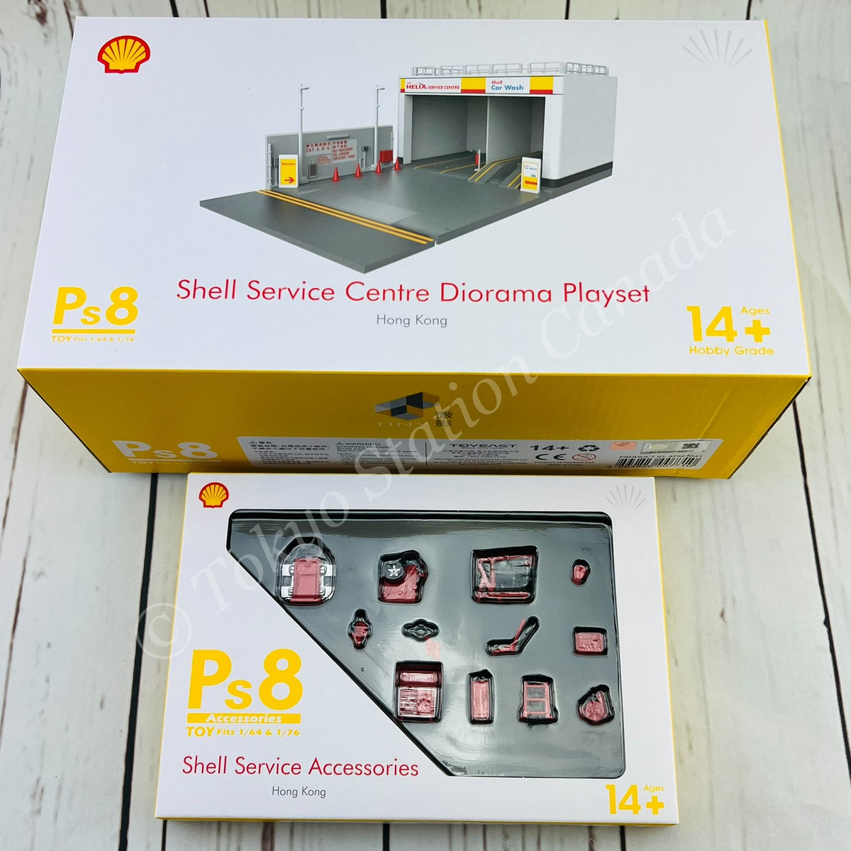 TINY 微影 Shell Service Centre Diorama Playset and Accessories Ps8 ...