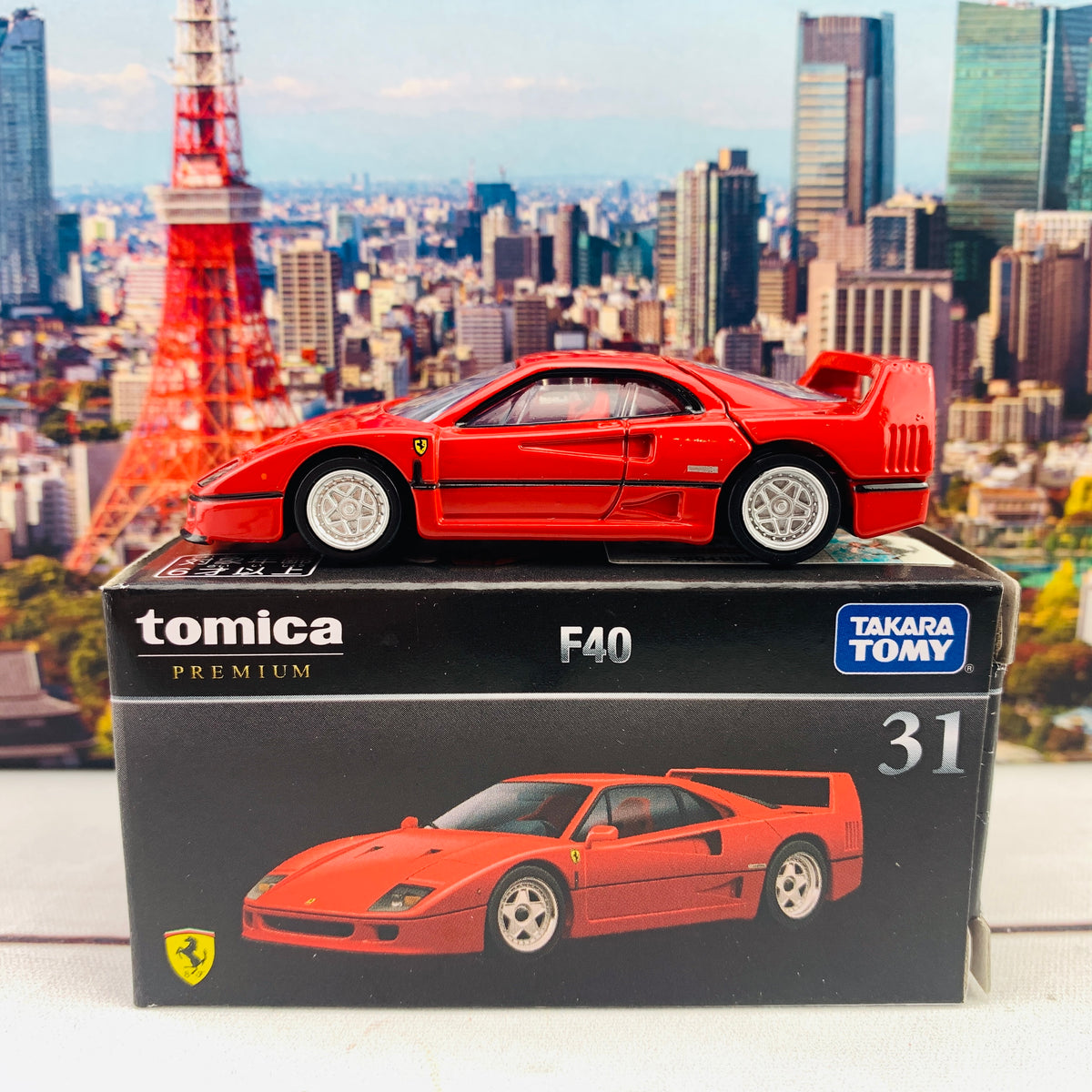 Tomica Premium 31 F40 RED – Tokyo Station