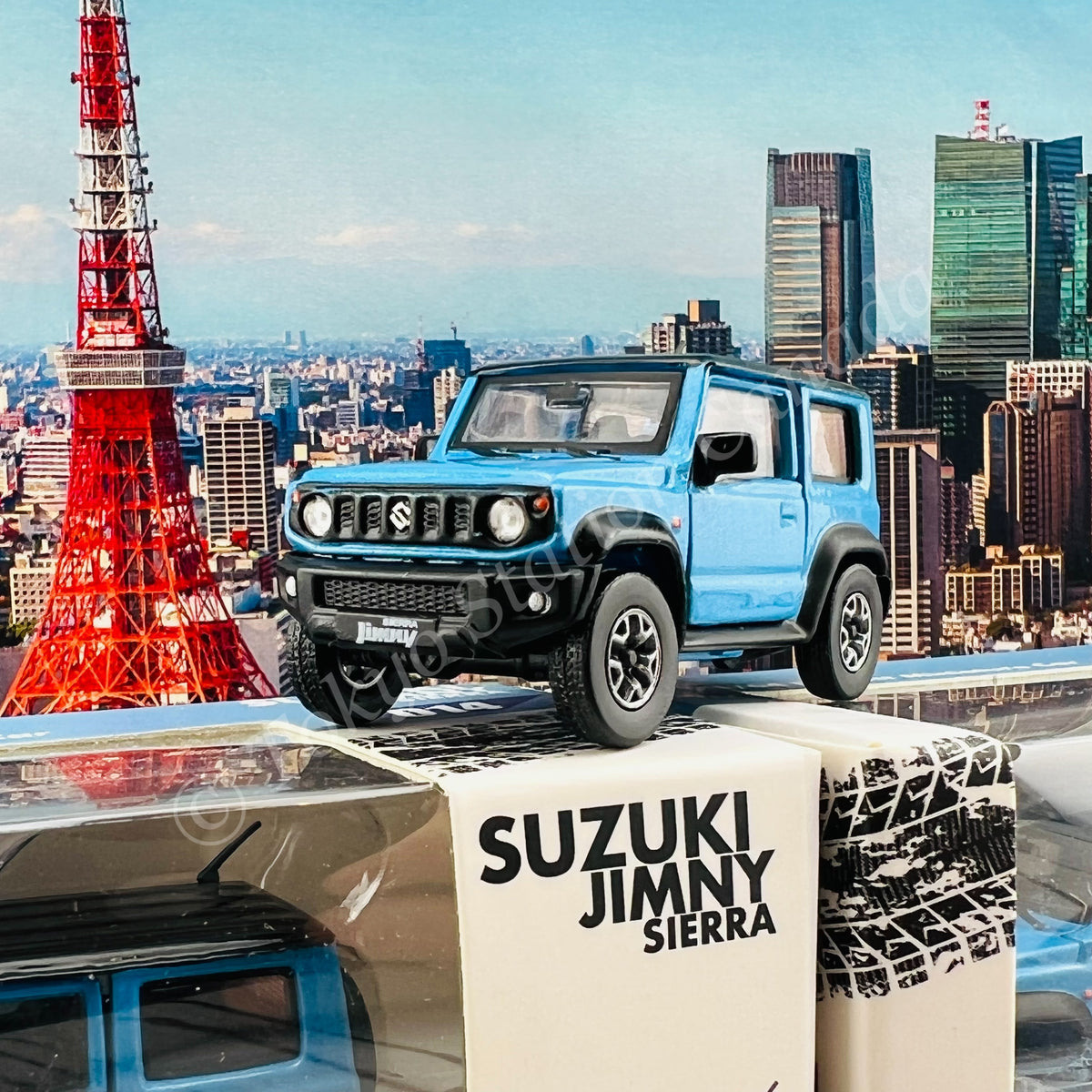BM CREATIONS 1/64 Suzuki Jimny (JB74) Brisk Blue Metallic w/ Black Top ...