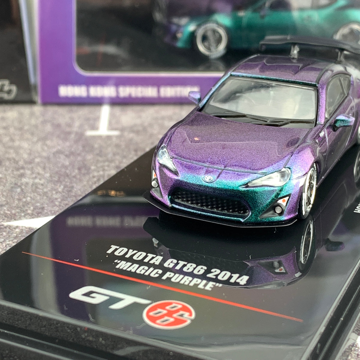 INNO64 1/64 Toyota GT86 2014 Magic Purple Hong Kong Special Edition IN ...