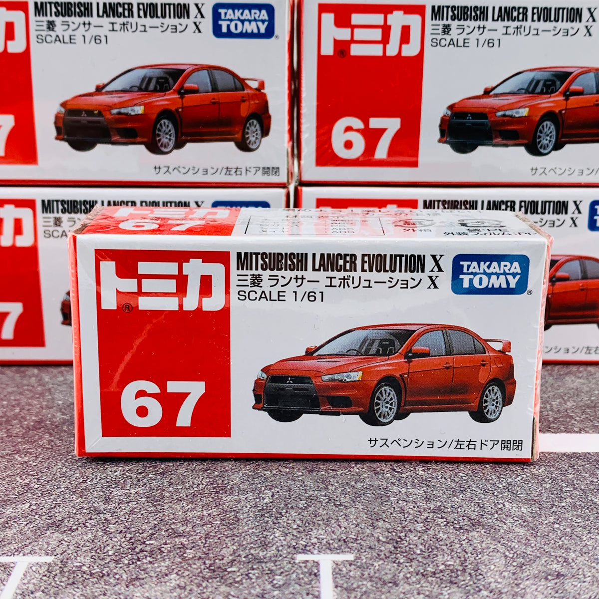 TOMICA 67 Mitsubishi Lancer Evolution X – Tokyo Station