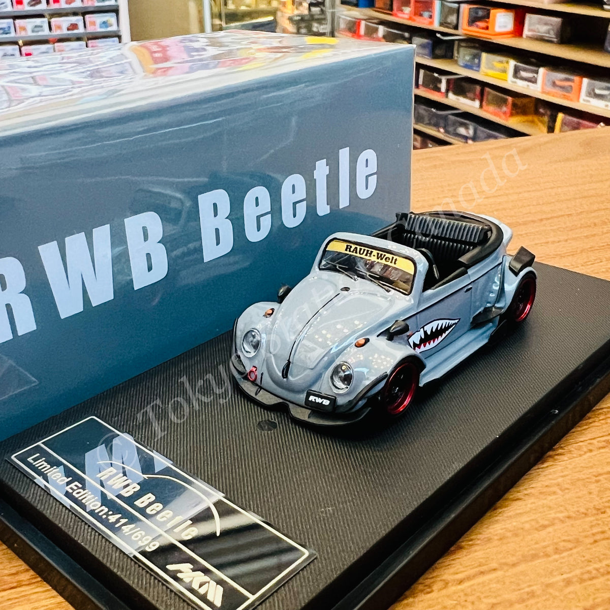 HKM 1/64 RWB Beetle Grey – Tokyo Station