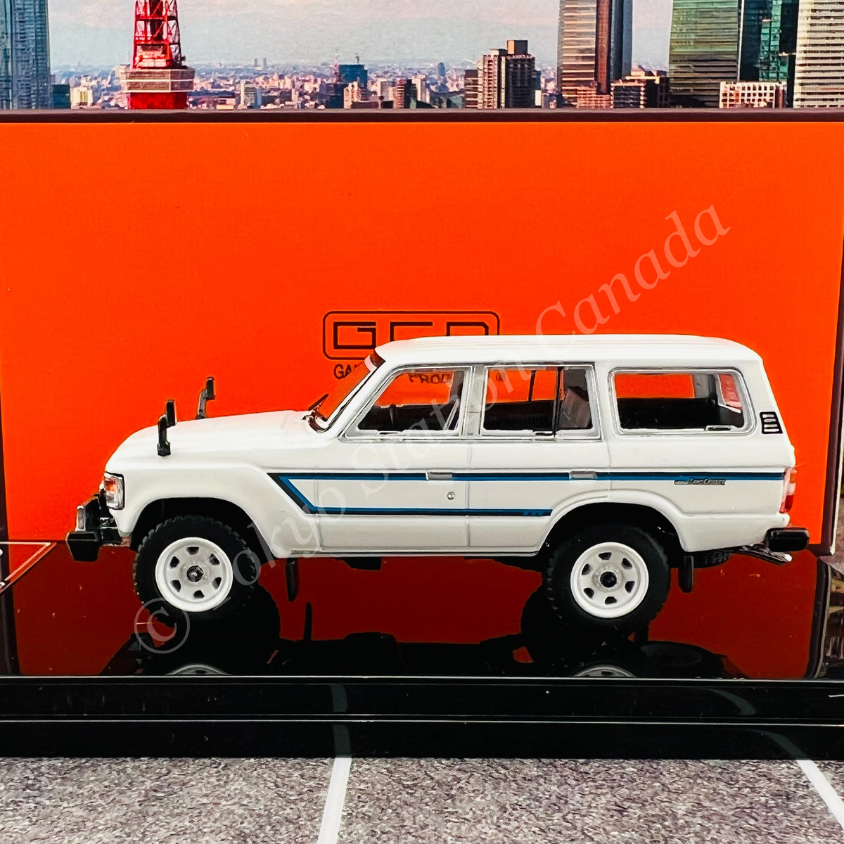 GCD 1/64 Toyota Land Cruiser LC60 Modified Version RHD WHITE KS029-87 ...