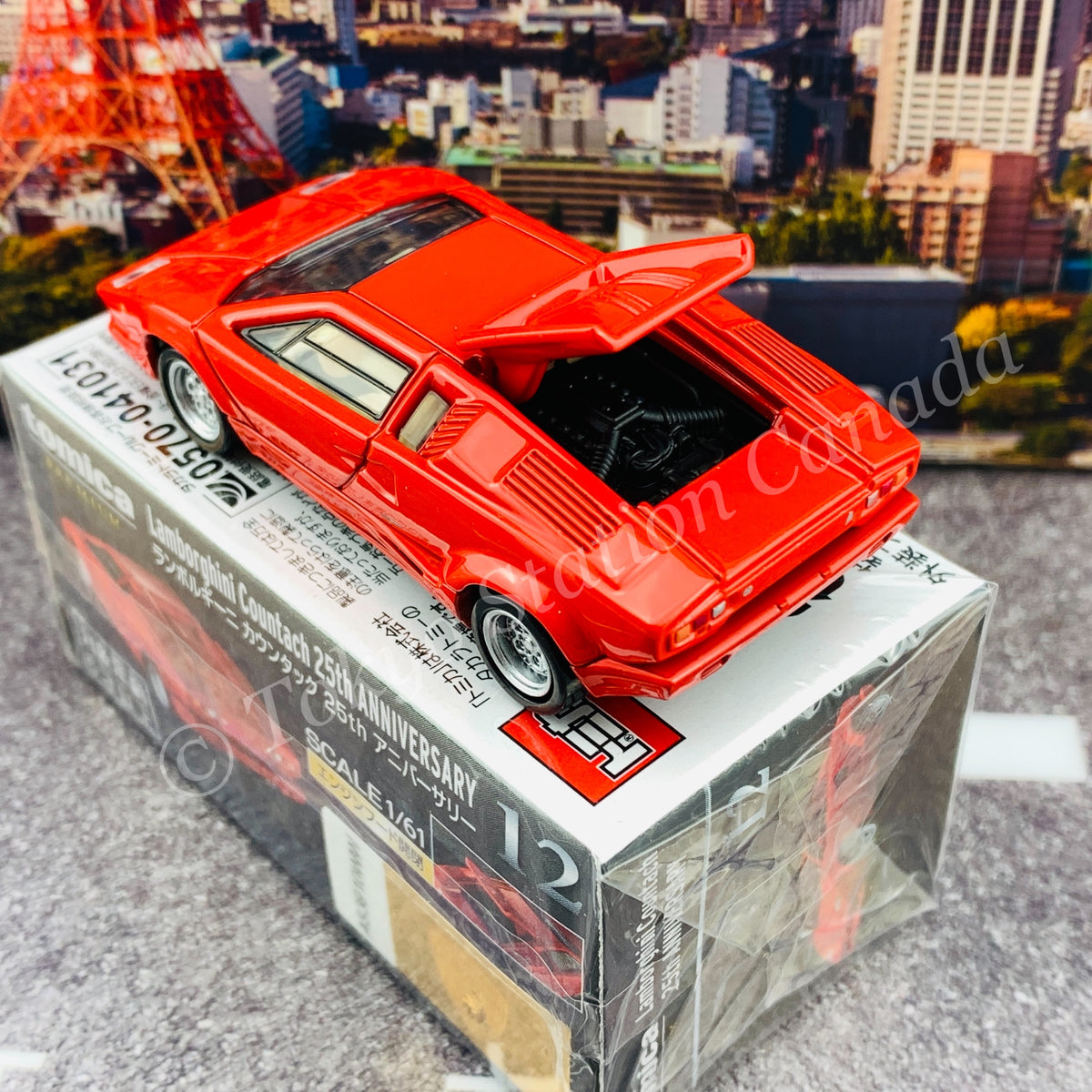 Tomica Premium 12 Lamborghini Countach 25th Anniversary – Tokyo Station