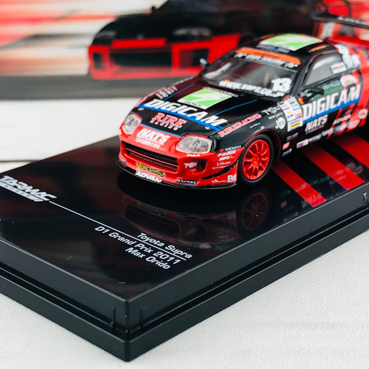 Tarmac Works 1/64 Toyota Supra D1 Grand Prix 2011 Max Orido T64-011-AD ...