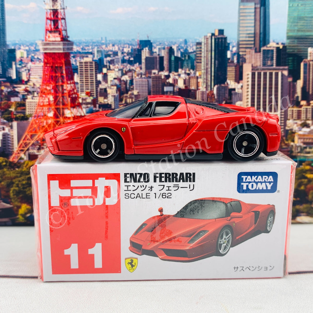 TOMICA 11 ENZO FERRARI (RED) 4904810799184 – Tokyo Station