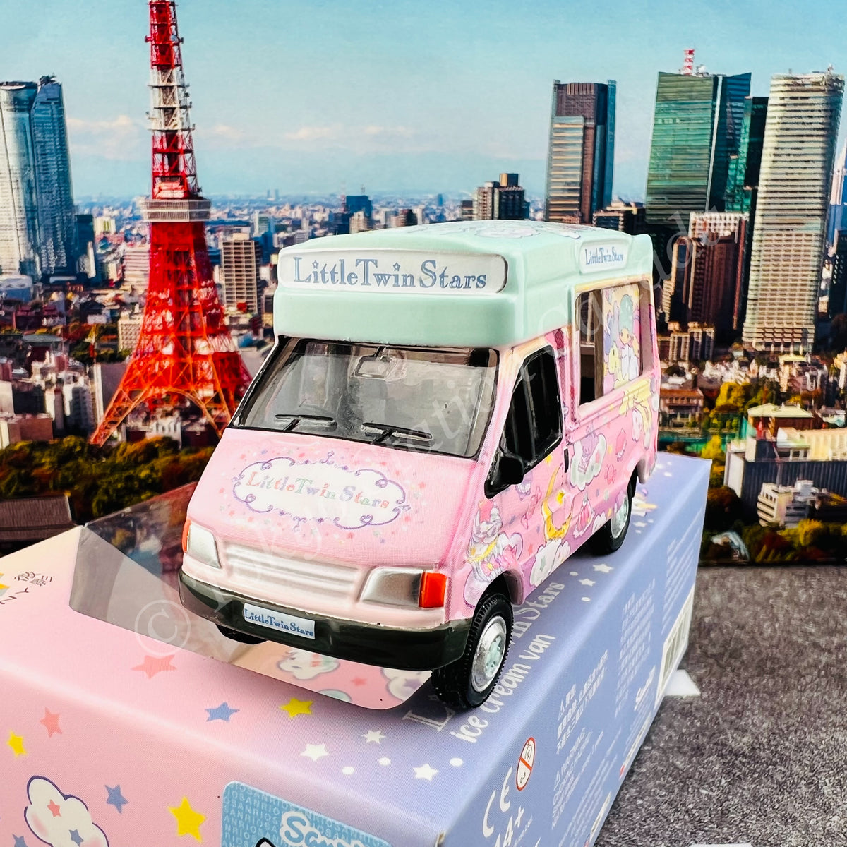 TINY 微影 Little Twin Stars Ice Cream Van (Sanrio x Alice) ATC65302 ...